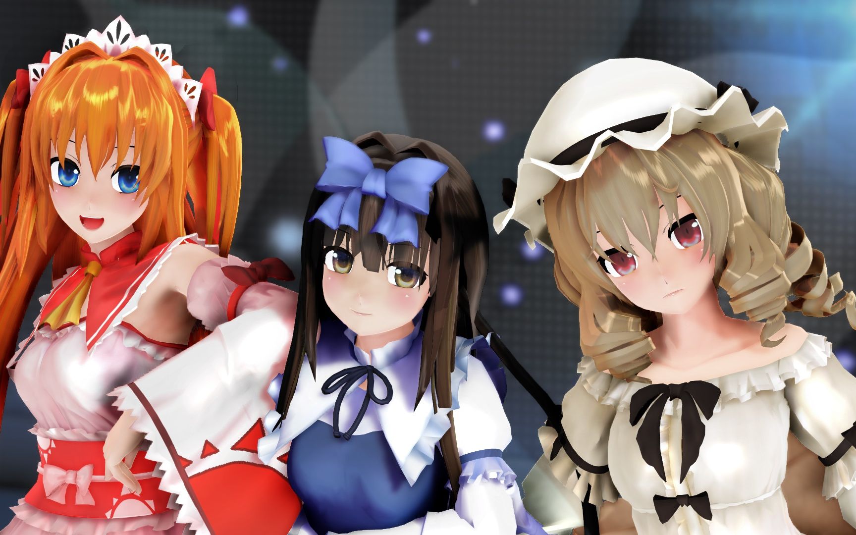 【东方MMD】光之三妖精的「jewel」【东方偶像乡MMD】_哔哩哔哩_bilibili