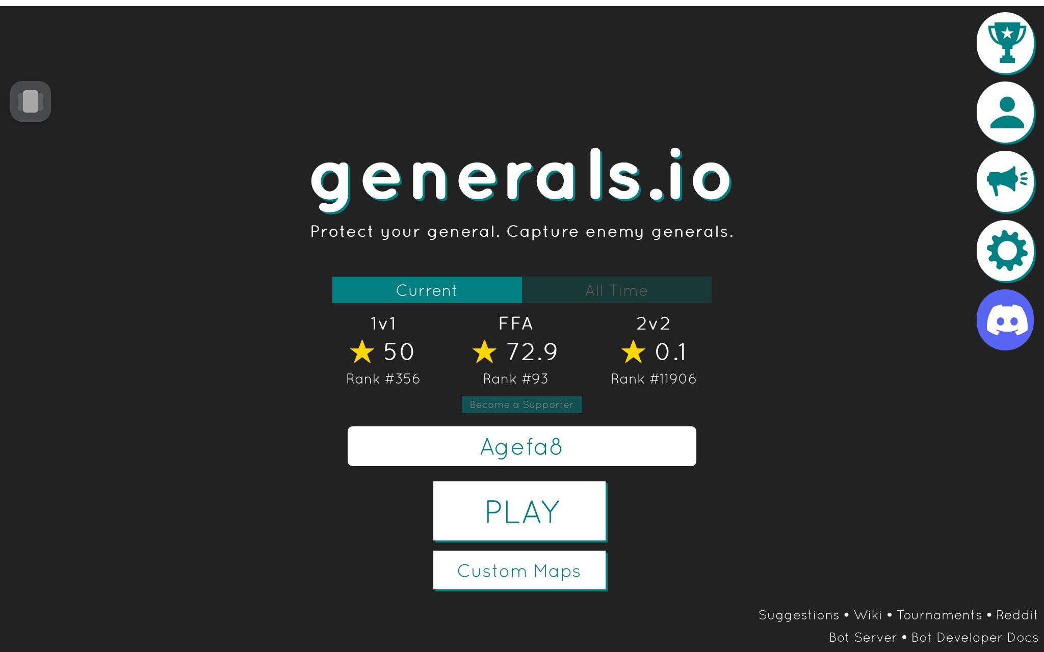 generals.io 1V1 8.3 压制_游戏资讯