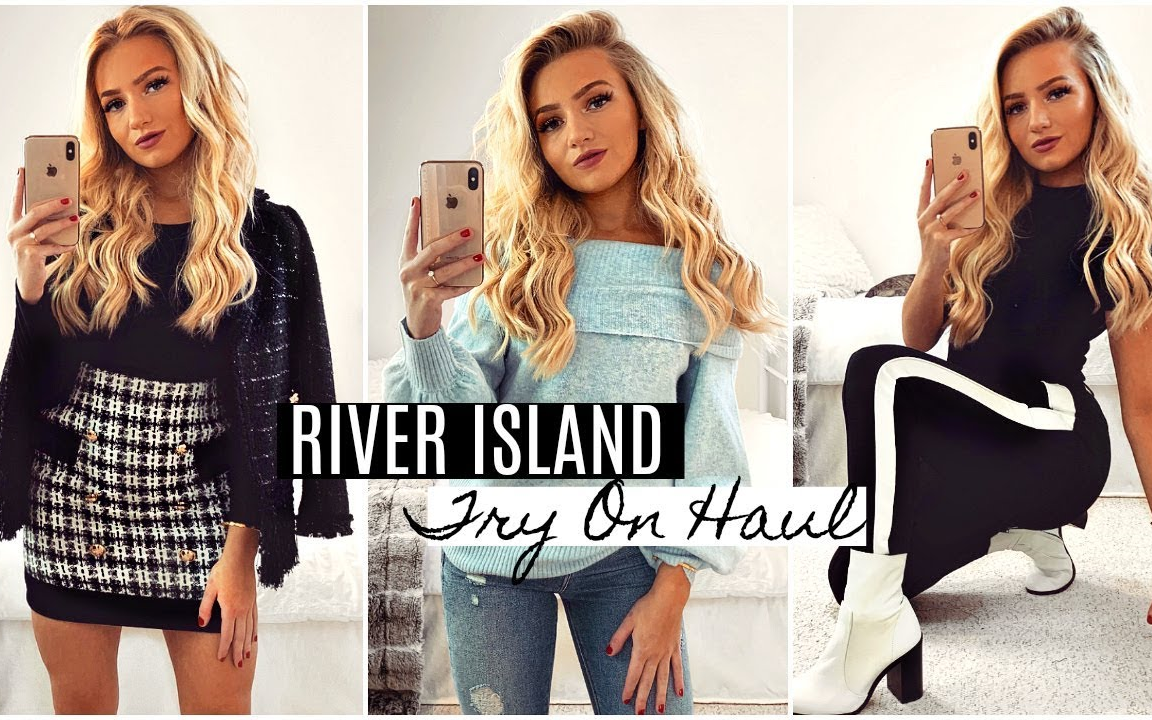 【MissAlex】RIVER ISLAND 购物分享，试穿展示 | 带广告_哔哩哔哩_bilibili