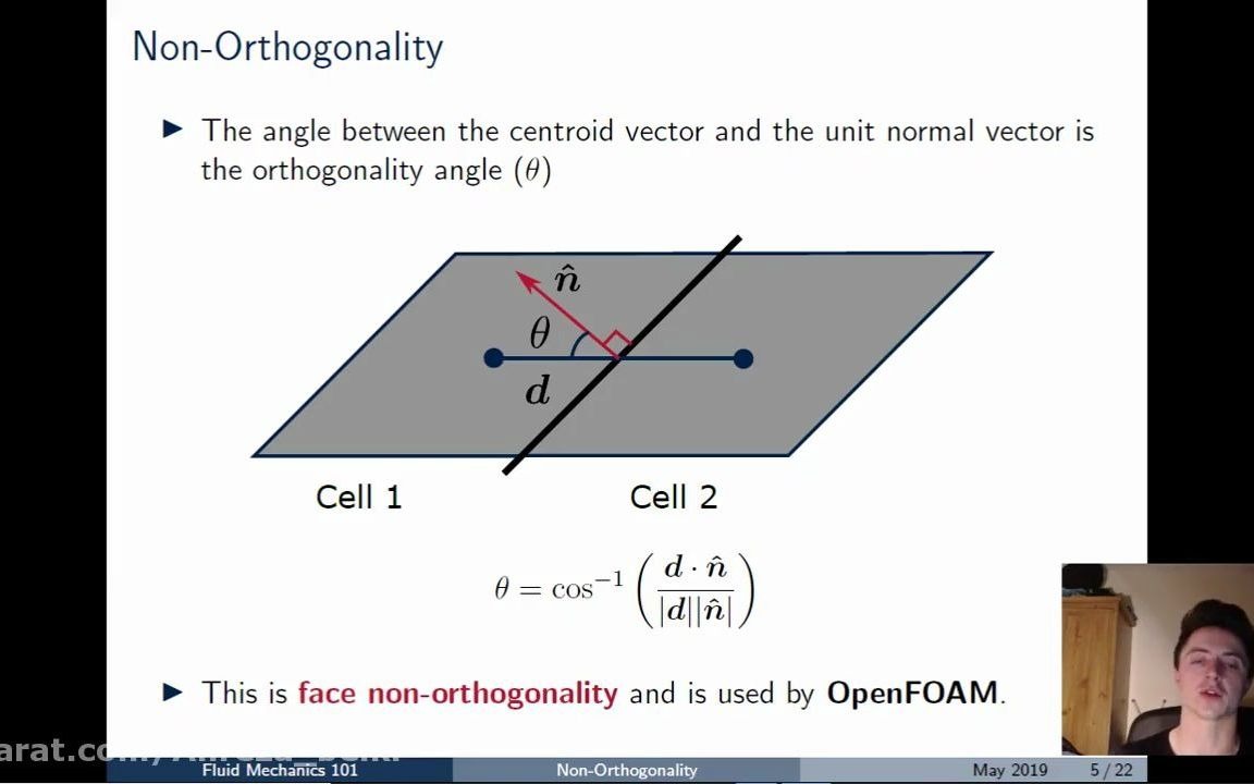 Fluid Mechanics 101 - Mesh Non-Orthogonality 1_哔哩哔哩_bilibili