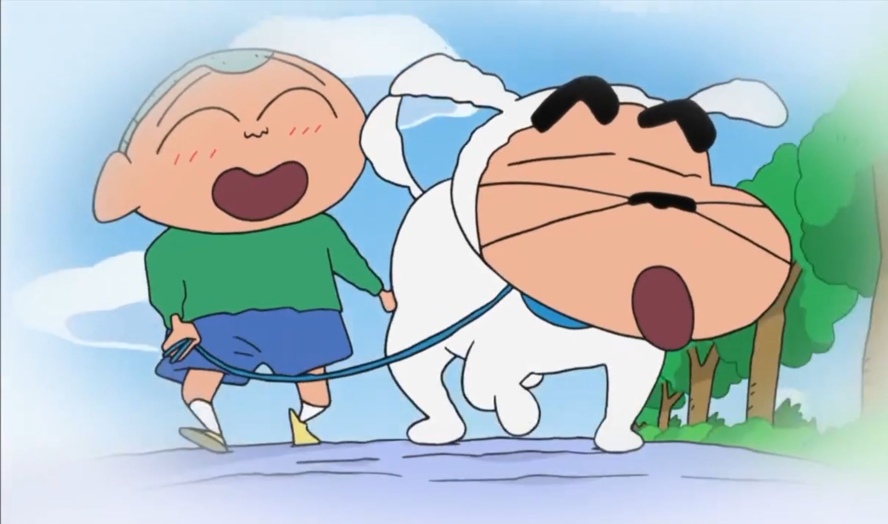 "遛狗路上，欢笑与惊喜不断，珍藏每一刻‌‌"-新酱一笑笑坊-新酱一笑笑坊-哔哩哔哩视频