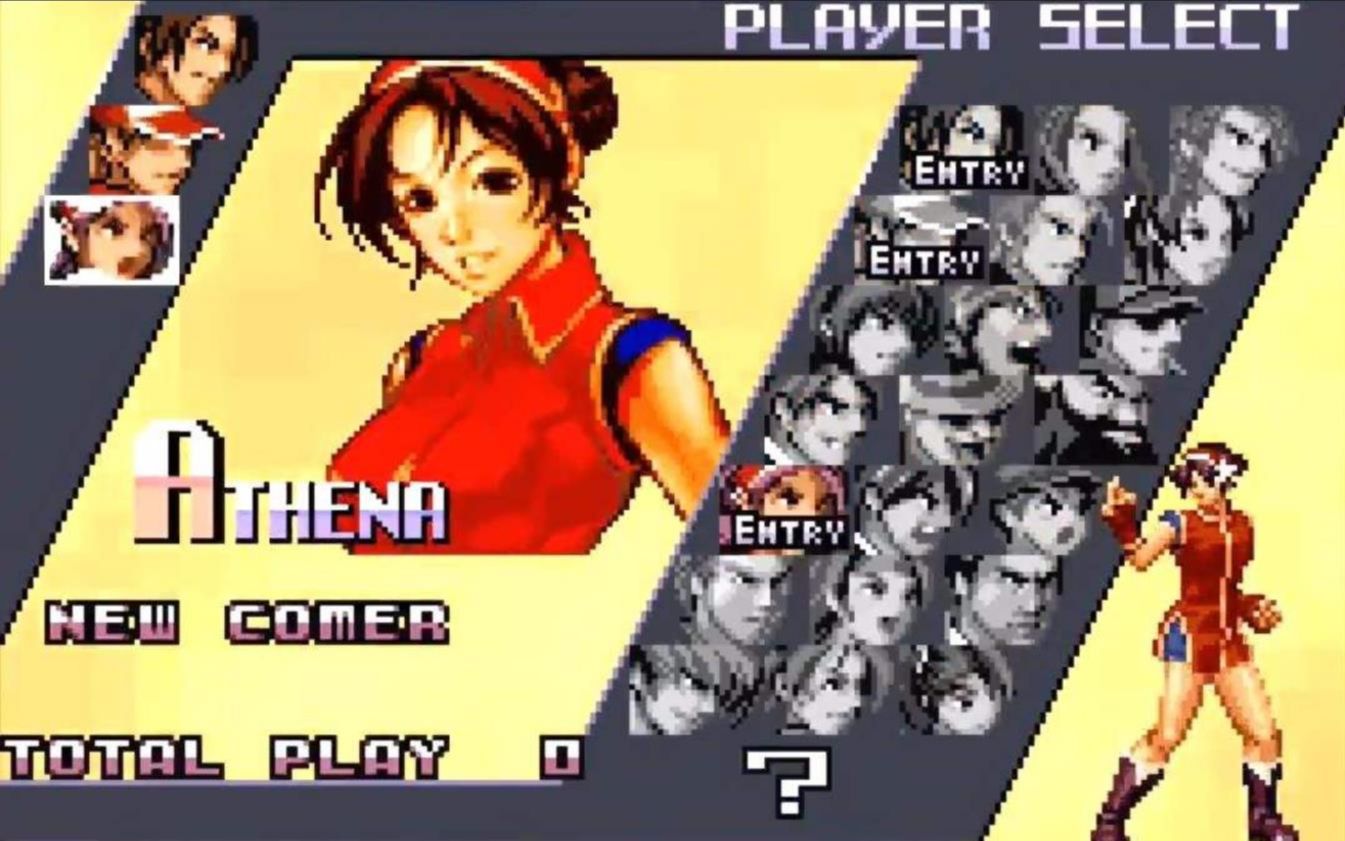 【KOF】GBA平台 拳皇EX2：咆哮之血(Howling Blood) 全角色超杀演示_哔哩哔哩_bilibili