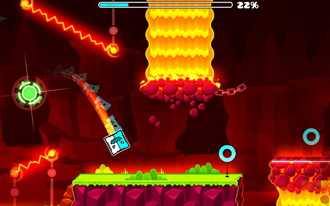 几何冲刺21关FingerDash完整版FingerDash Full！！！_哔哩哔哩_bilibili