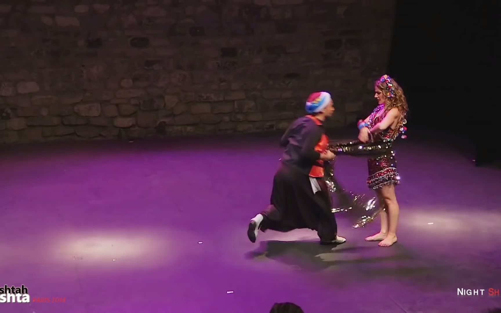 【Taly Hanafy and Kareem GaD】Eskandarani dance for man, and girl with ...