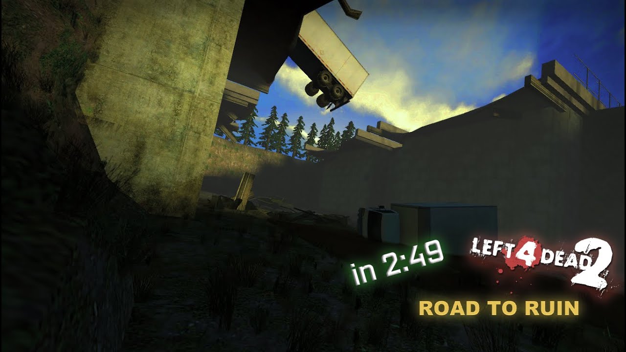 L4D2 - Speedrun - Road To Ruin in 2:49 (Solo - TAS)_哔哩哔哩_bilibili