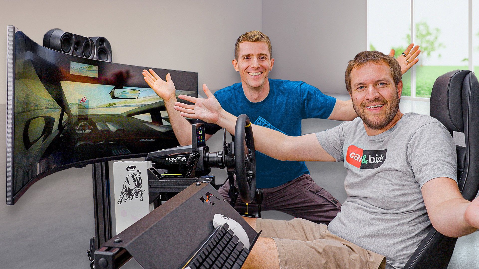 【官方双语】时间紧迫风驰电掣 - 为Doug DeMuro打造兰博基尼赛车模拟装备(赞助)#linus谈科技-LinusTechTips ...