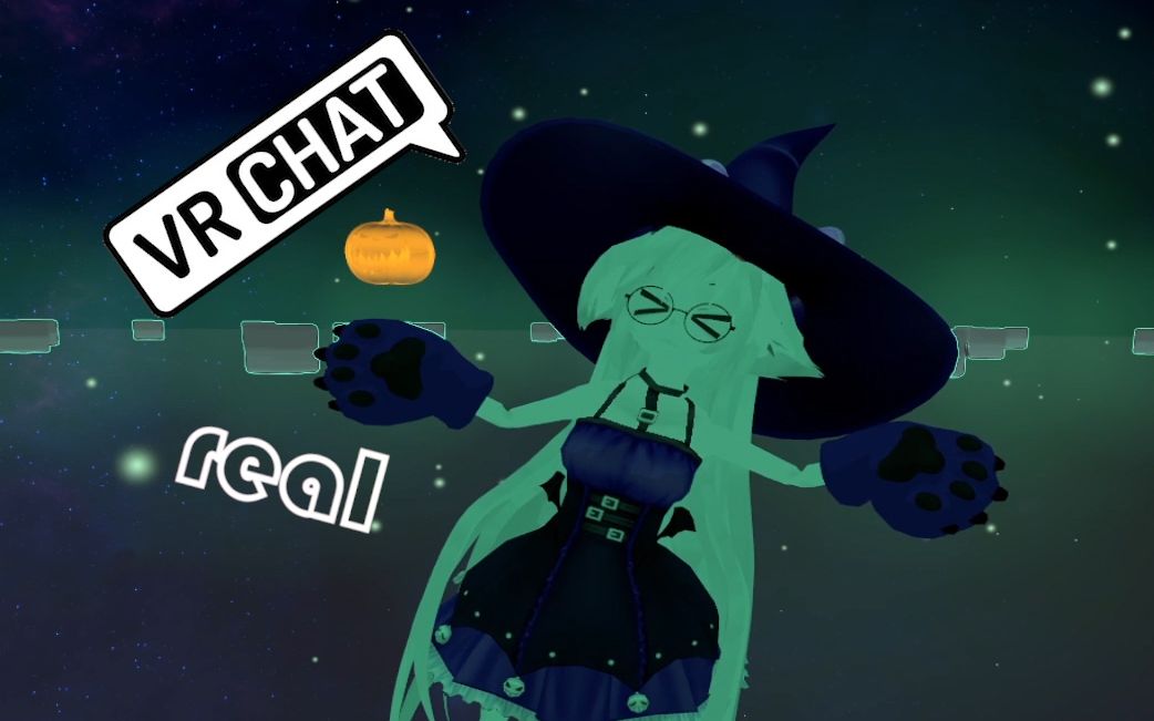 （VRChat）来自萌妹的魔性万圣节问候 -29- ——isTHISrealVR_哔哩哔哩_bilibili