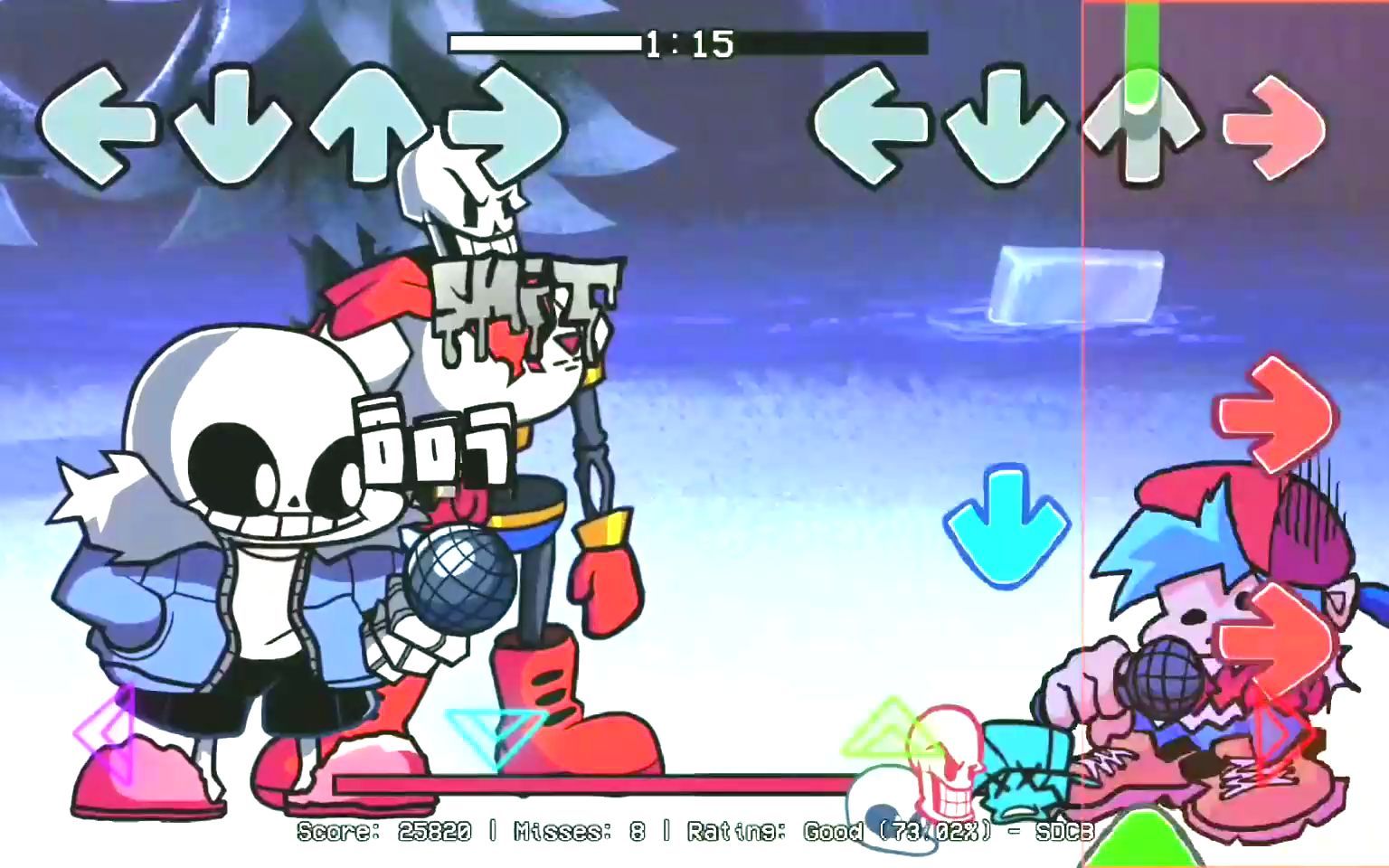 FNF：Indie cross -Sans and Papyrus_哔哩哔哩_bilibili