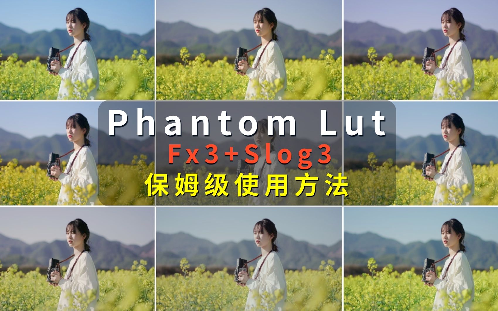 这组Lut太好用！FX3/A7S3/A7M4+Slog3的福音，保姆级Phantom Lut使用指南：FinalcutPro调色教程，FCP ...