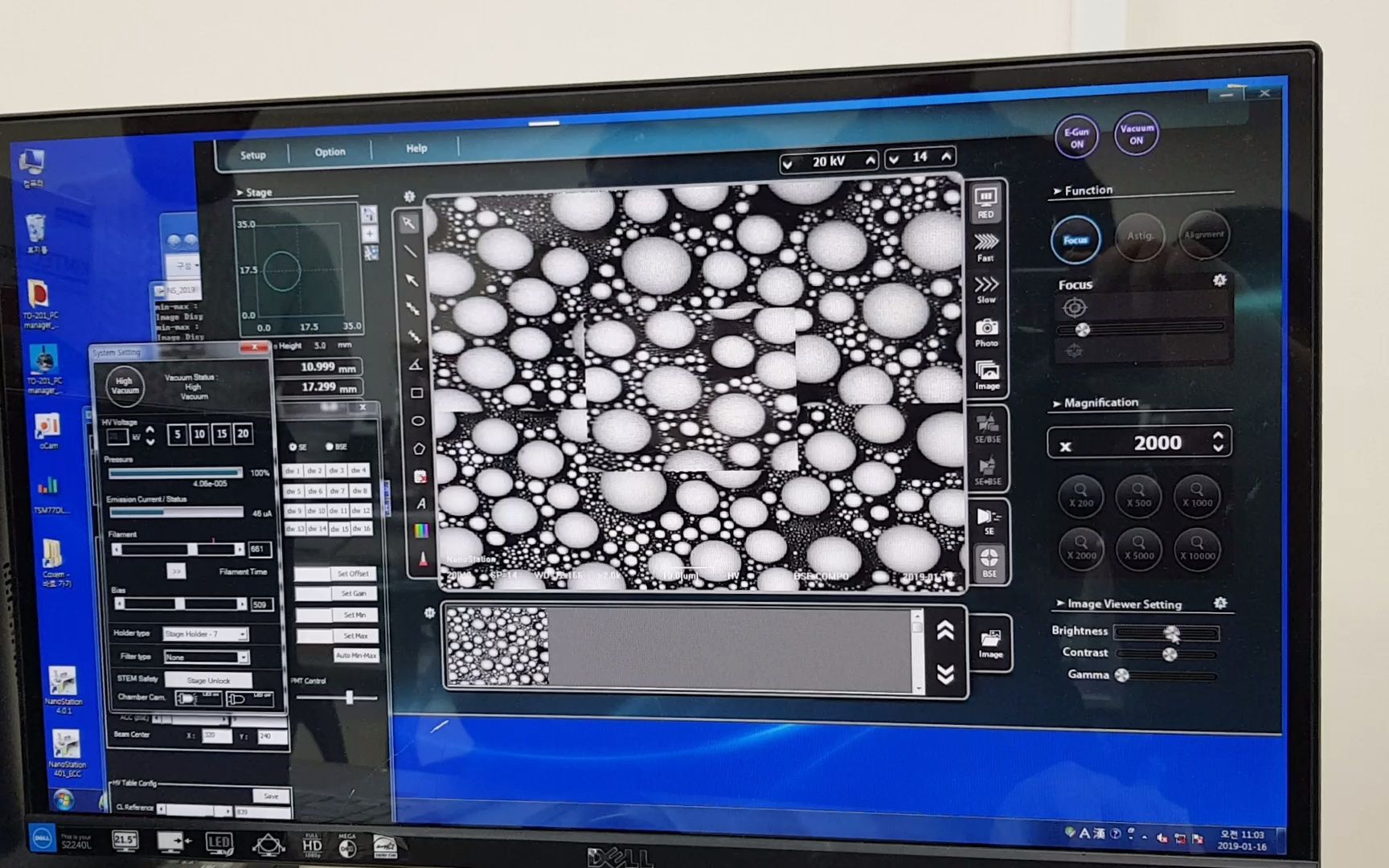 COXEM台式扫描电镜操作实录_哔哩哔哩_bilibili