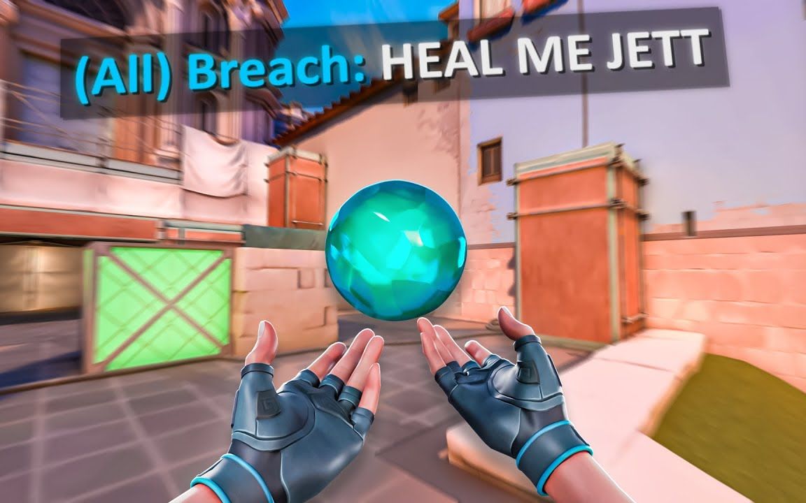 【Valorant】Jett你能奶我一口吗？Jett can Heal_哔哩哔哩bilibili_VALORANT