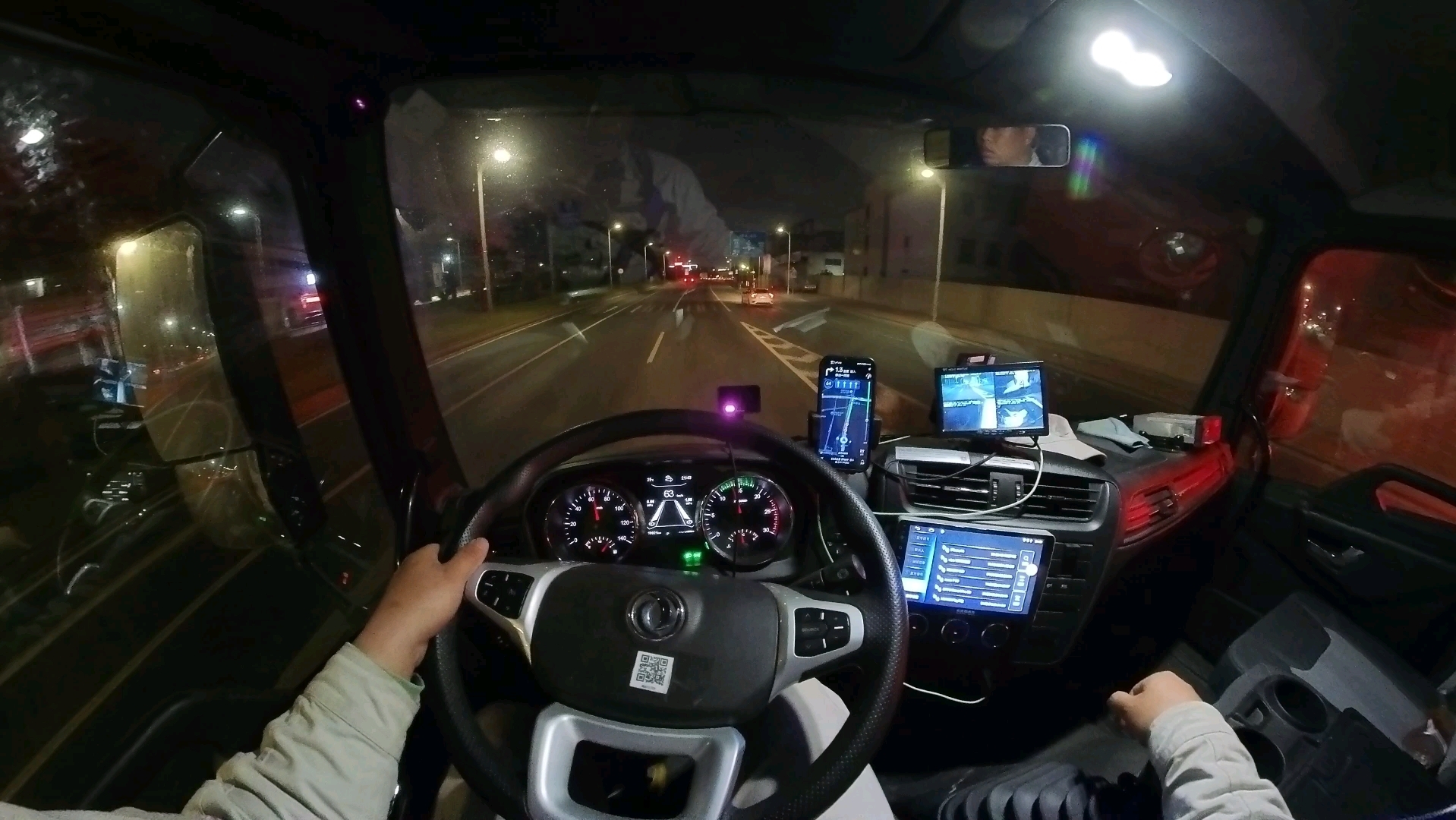 中国卡车东风天锦KR9.6箱式飞翼走下道，喜欢第一视角欧卡模拟器的来了！-肉肉爸爸爱骑行-肉肉爸爸爱骑行-哔哩哔哩视频