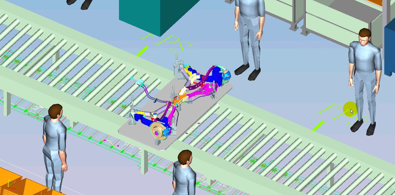 西门子工业软件 Tecnomatix Process Simulate(PDPS)工艺仿真 案例 后车轴线性模拟 - 视频下载 Video Downloader