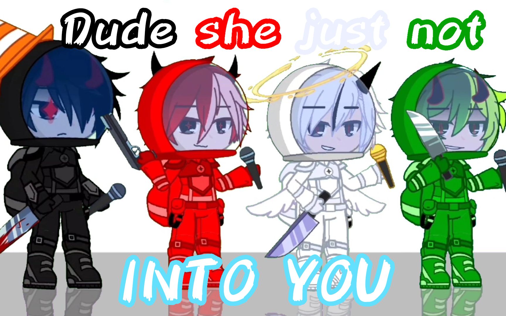 Dude she just not into you meme||我终于会用Alight Motion做fnf动作了qwq-冰炫 ...