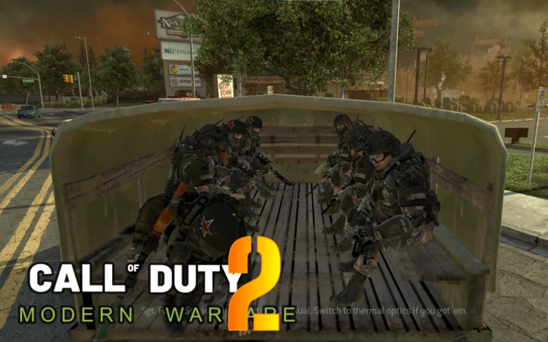 【cod6】使命召唤6：豪华版海豹突击队对抗换装的重甲兵俄军