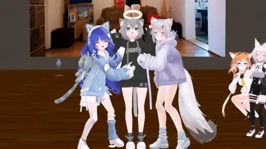 【VRChat日常跳舞】敲肚肚 | 2023-11-20_哔哩哔哩_bilibili