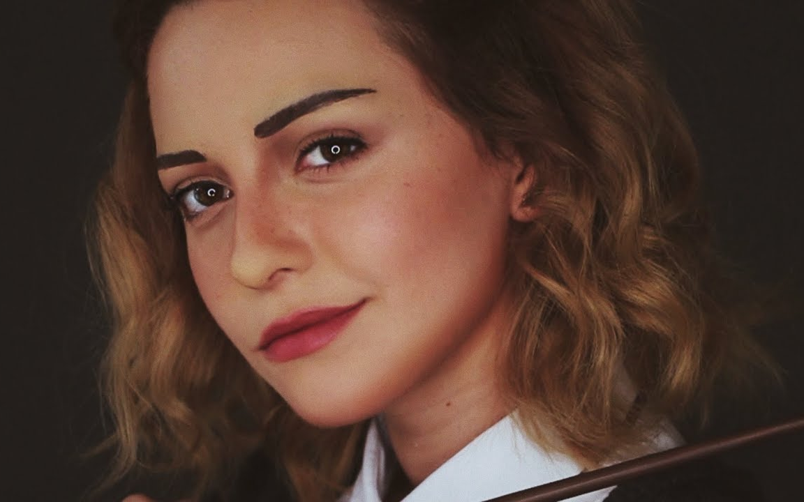 【Jbunzie】赫敏·格兰杰仿妆教程_哔哩哔哩_bilibili