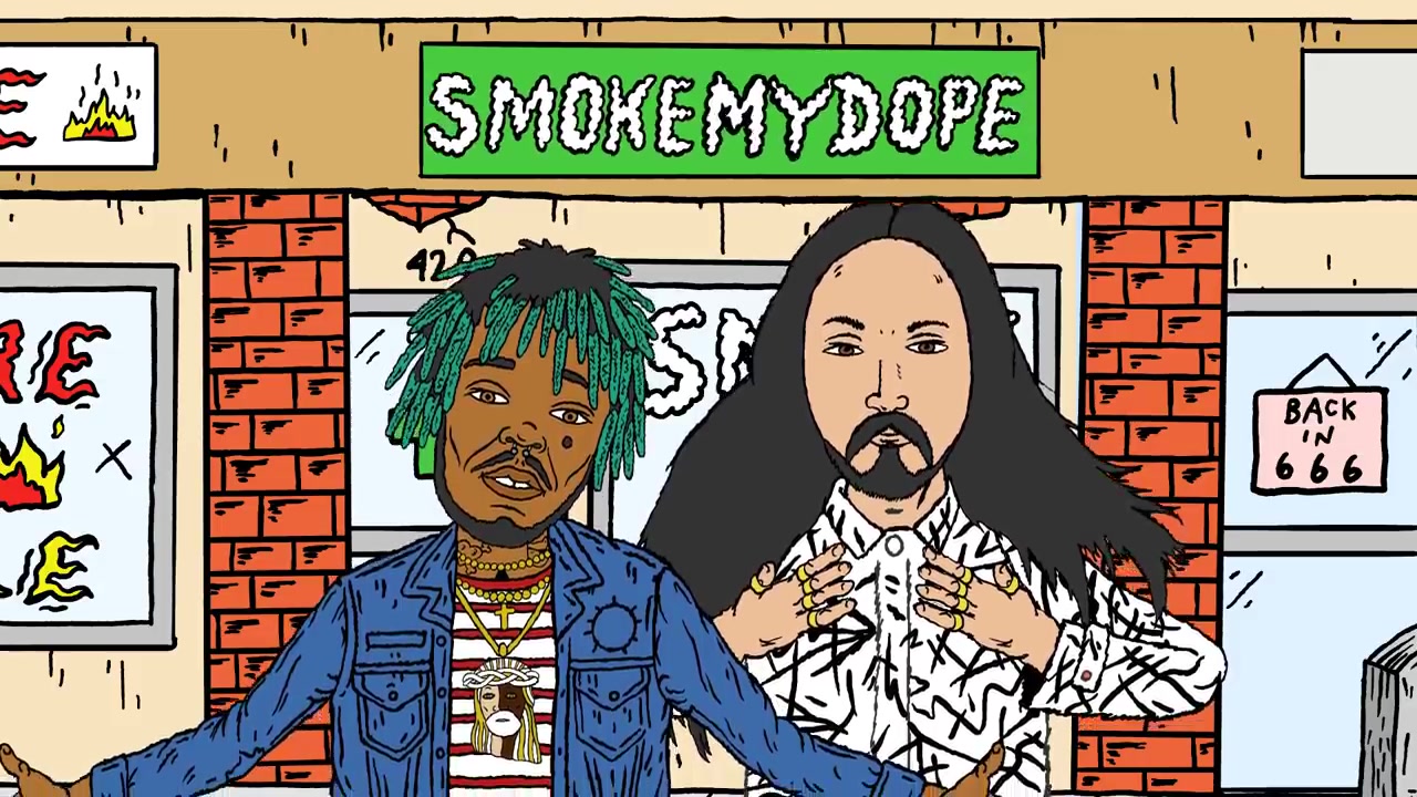 Steve Aoki & Lil Uzi Vert - Smoke My Dope [Lyric Video] (1)_哔哩哔哩_bilibili