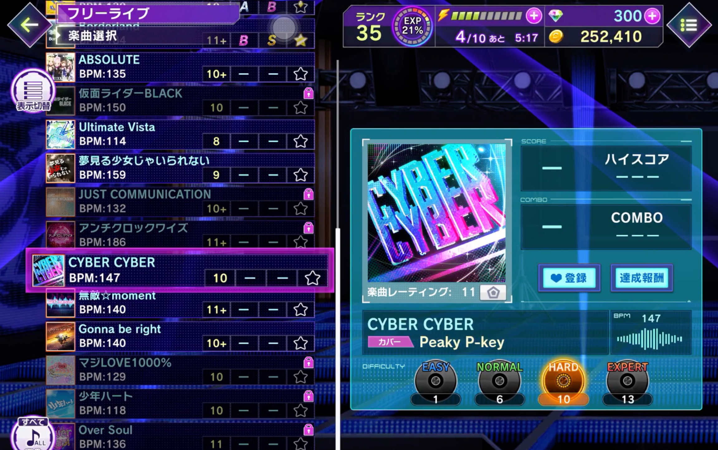 D4DJ cyber cyber hard_哔哩哔哩bilibili