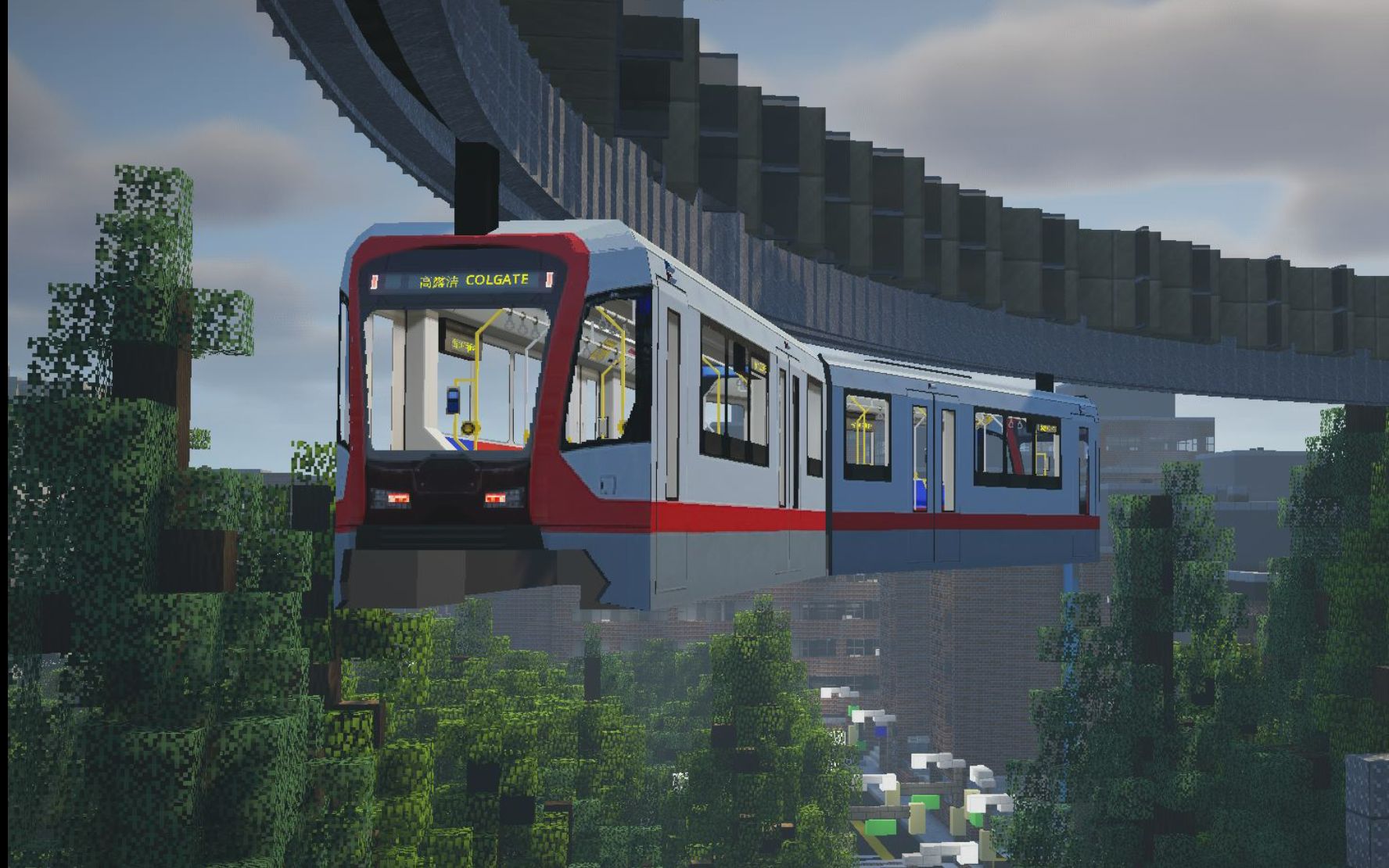 全网首发【MTR模组】首款悬挂单轨列车 Mattupolis空轨试验线POV - 视频下载 Video Downloader