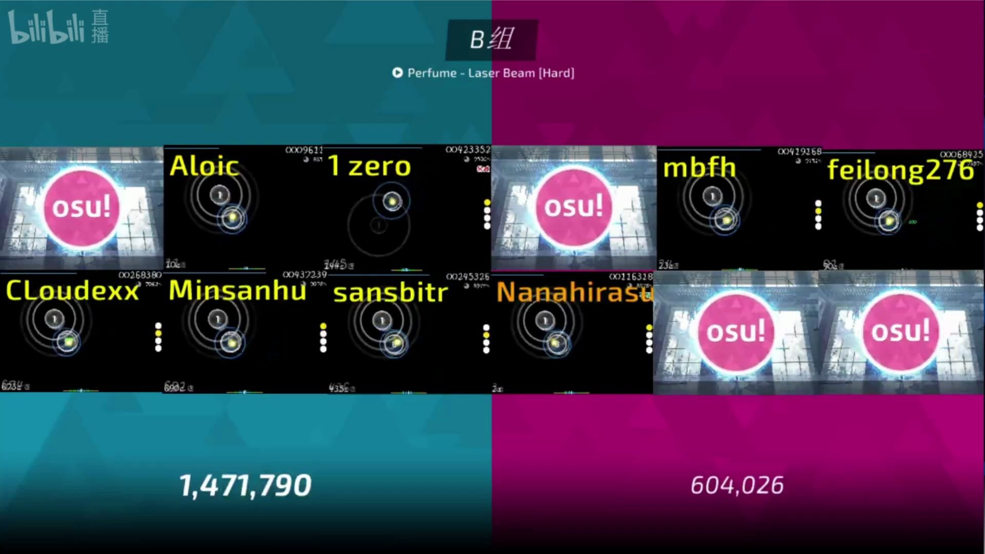 [OSU!]新人群第20届群赛B组视角_哔哩哔哩_bilibili