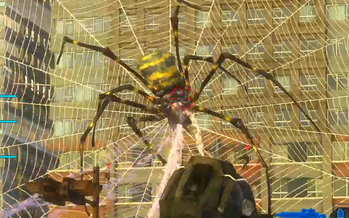 EDF5 狙击食人蜘蛛怪【地球防卫军5】_哔哩哔哩_bilibili