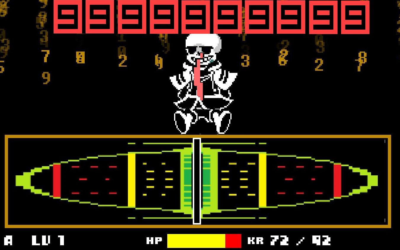 【numbertale】新版 sans战 初见_哔哩哔哩_bilibili