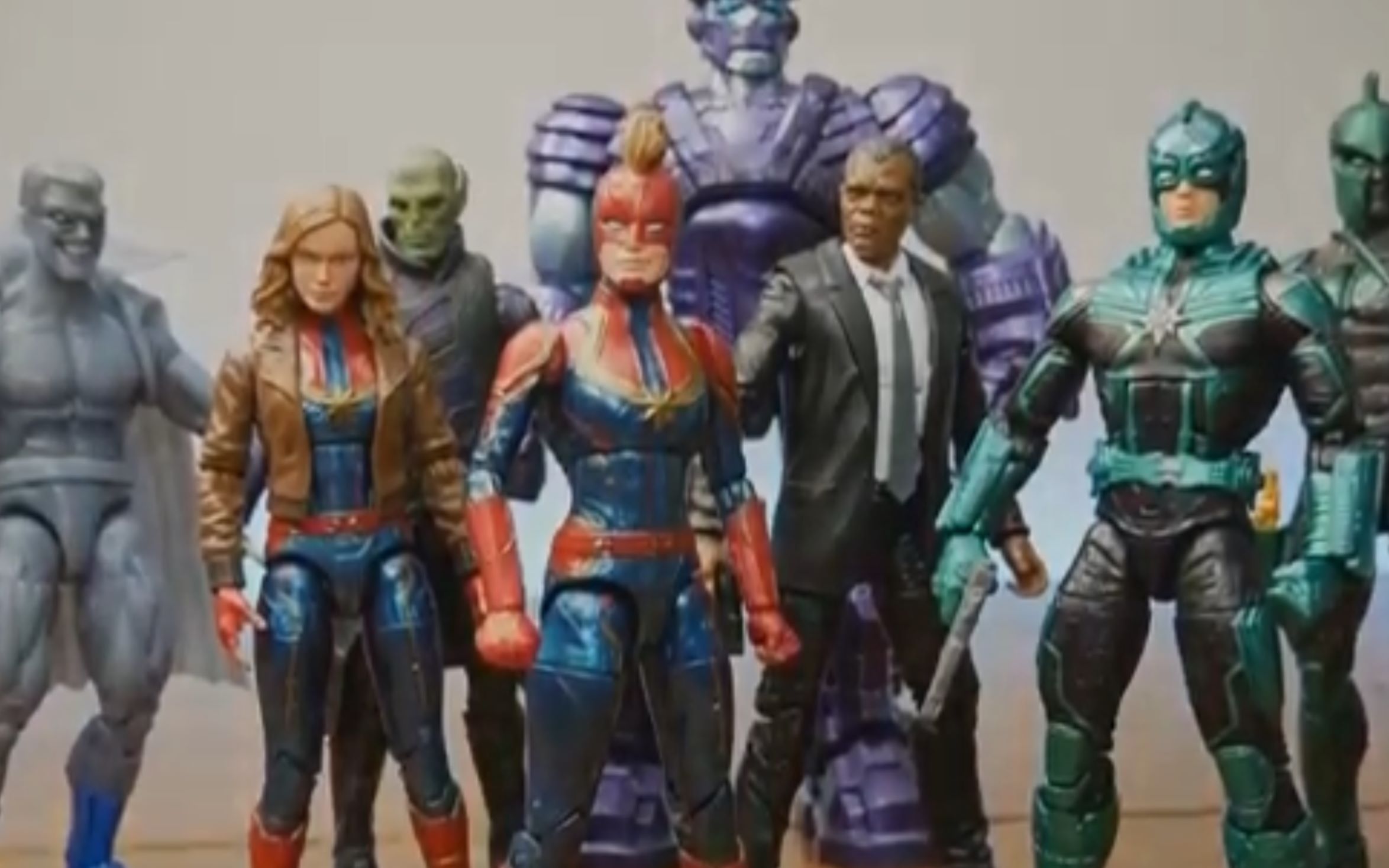 漫威Unboxing- Marvel Legends Captain Marvel Wave (Kree Sentry BAF)_哔哩哔哩 ...