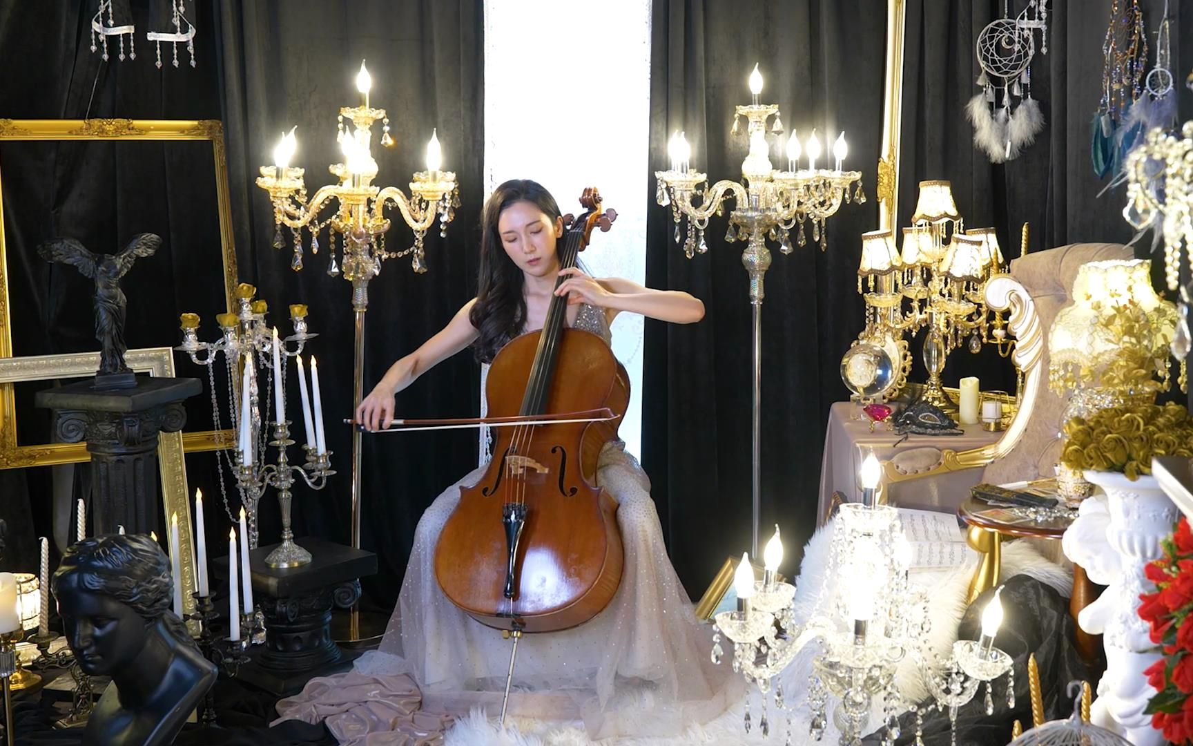 大提琴独奏《Graceful Ghost》，愿成为一只小精灵，在森林中幻舞-大提琴林希映-大提琴林希映-哔哩哔哩视频
