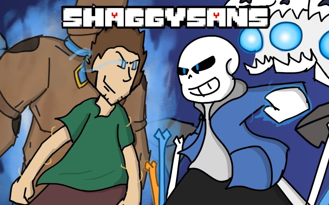 【官方双语】SHAGGY 对决 SANS 【FNF与UNDERTALE动画】-CyberLegends动画-CyberLegends动画-哔哩哔哩视频