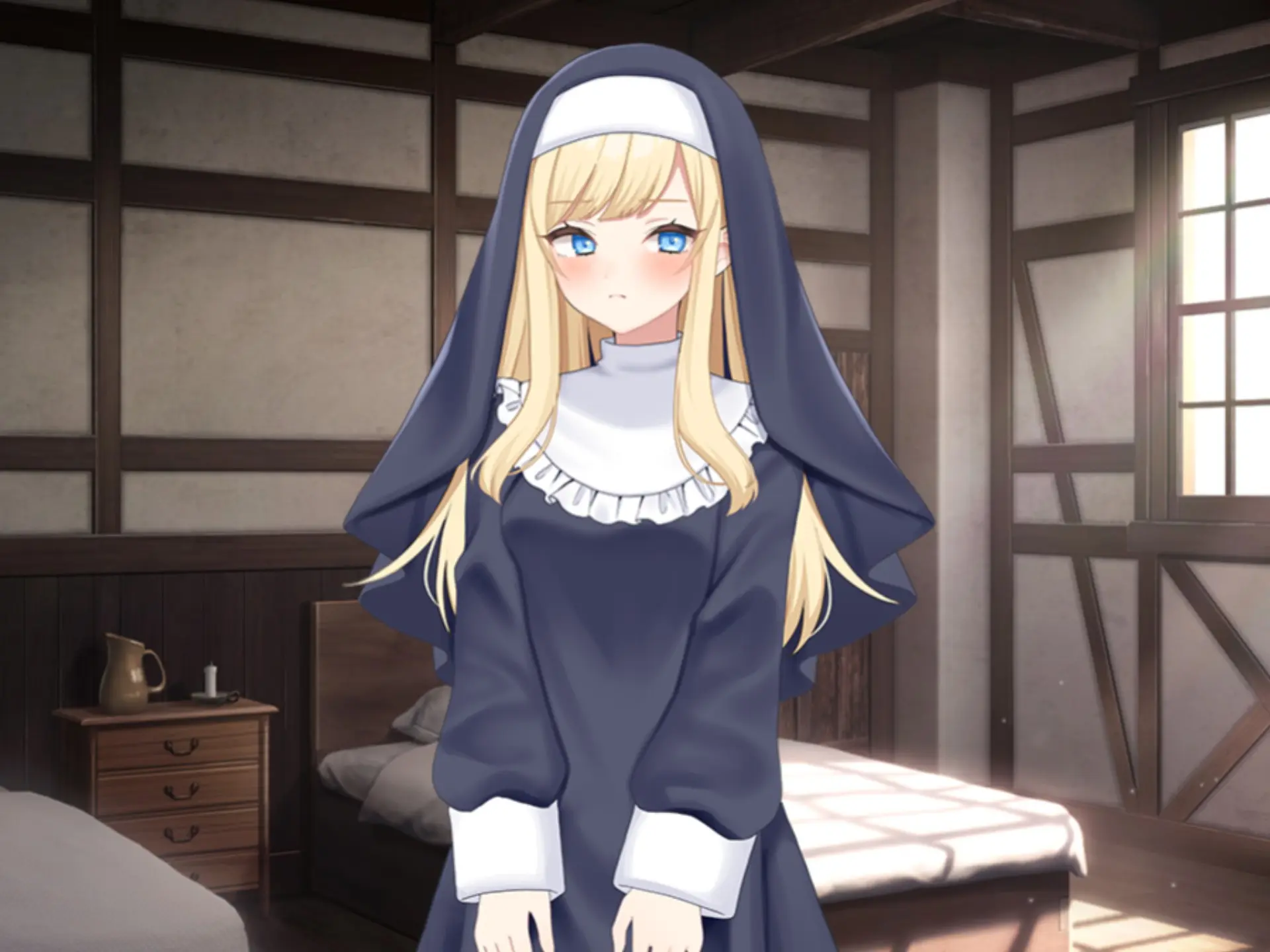 【SLG】悠哉时光～与修女小姐共度的暖阳日常～ Halcyon Days ~シスターちゃんと陽だまりの日々~_哔哩哔哩bilibili_剧情