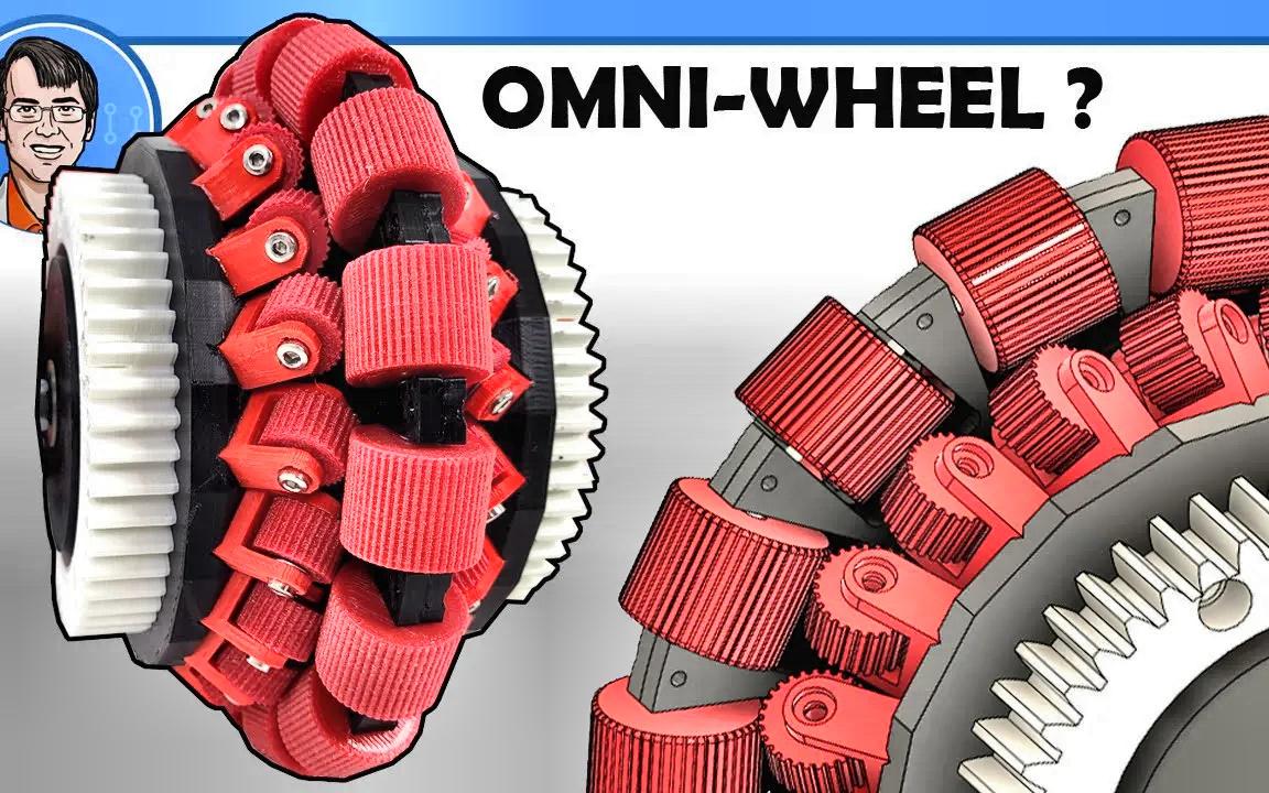 [James Bruton] 为什么这个 Omni-Wheel 真的很奇怪_哔哩哔哩_bilibili