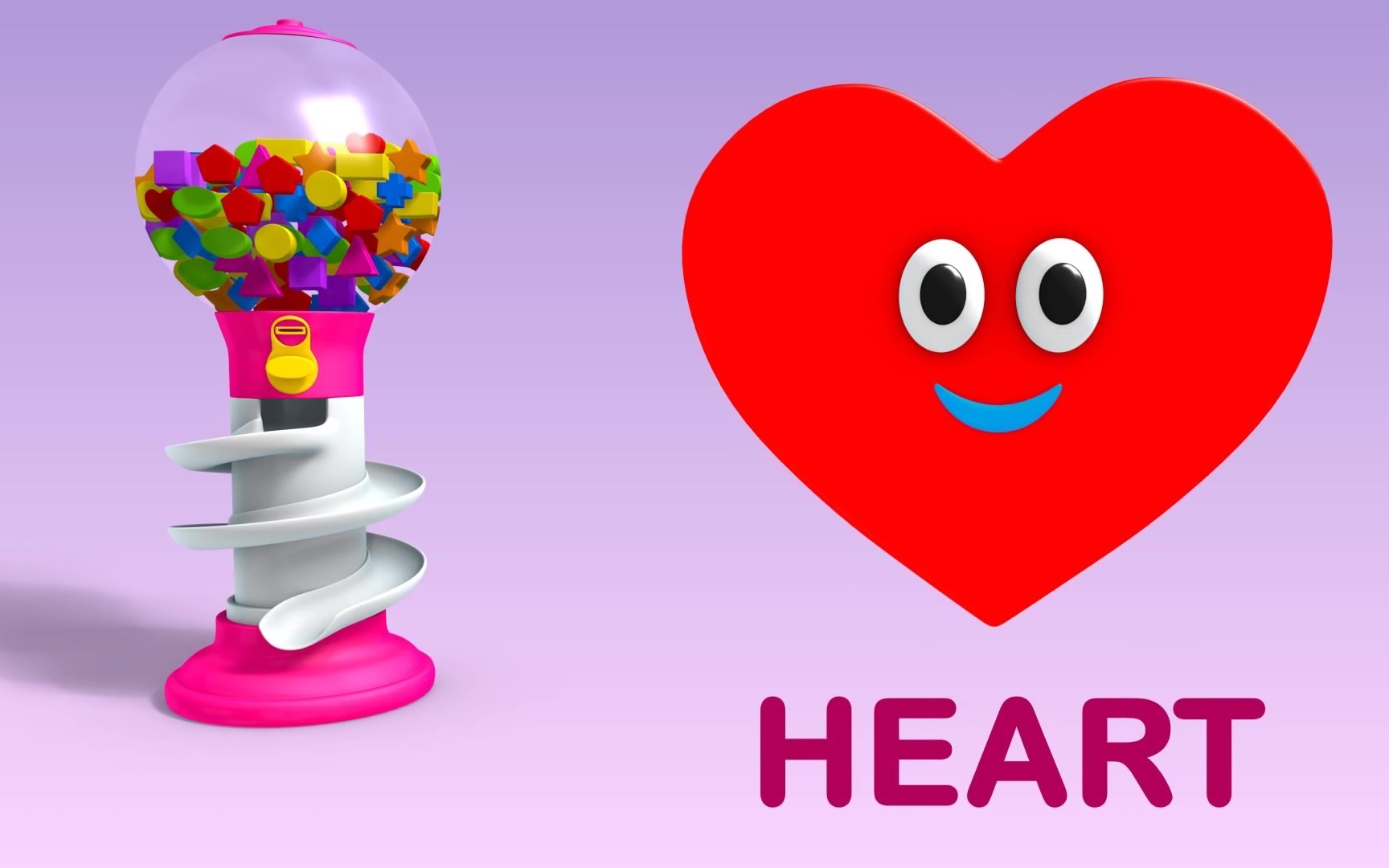 【英语启蒙儿歌】Learn Shapes with Color Gum Balls