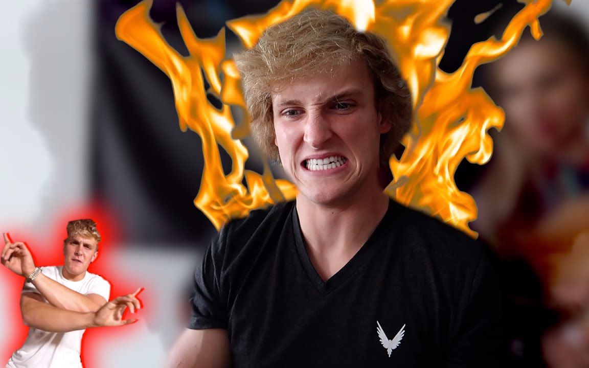 Logan Paul Vlogs - REACTING TO JAKE PAUL'S DISS TRACK AGAINST ME!_哔哩哔哩 ...