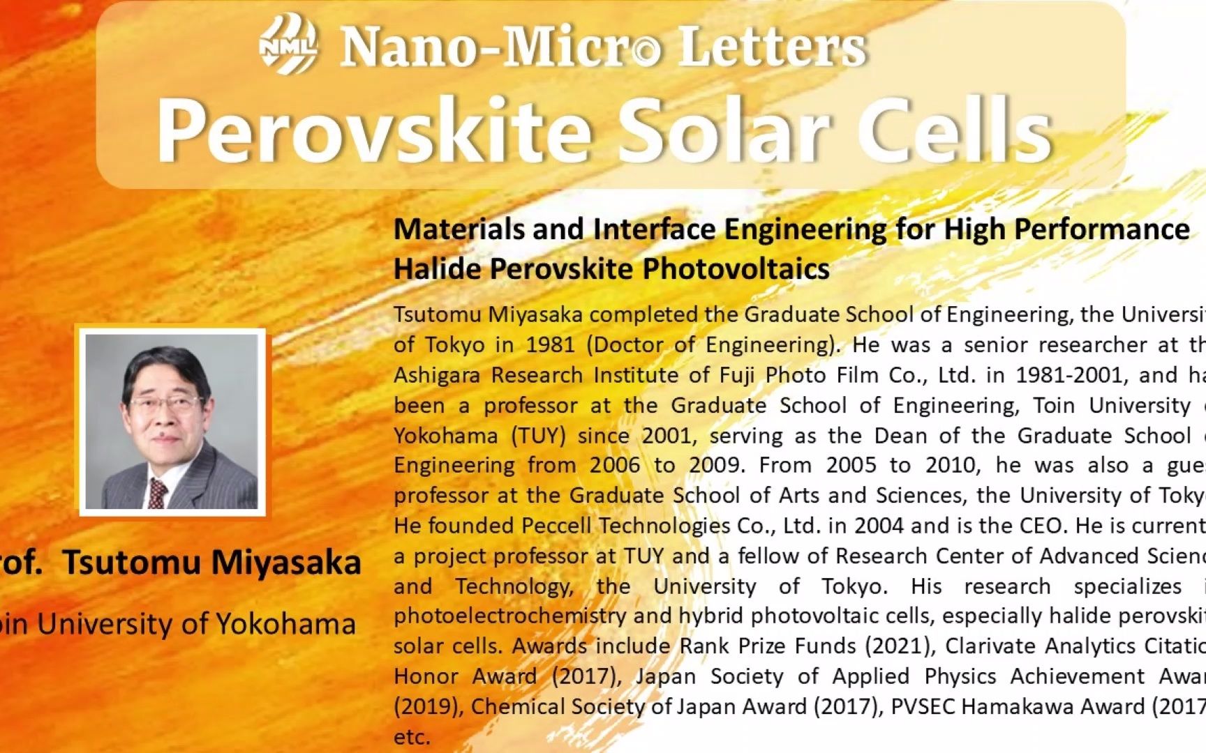 Tsutomu Miyasaka-Materials and interface engineering for high ...