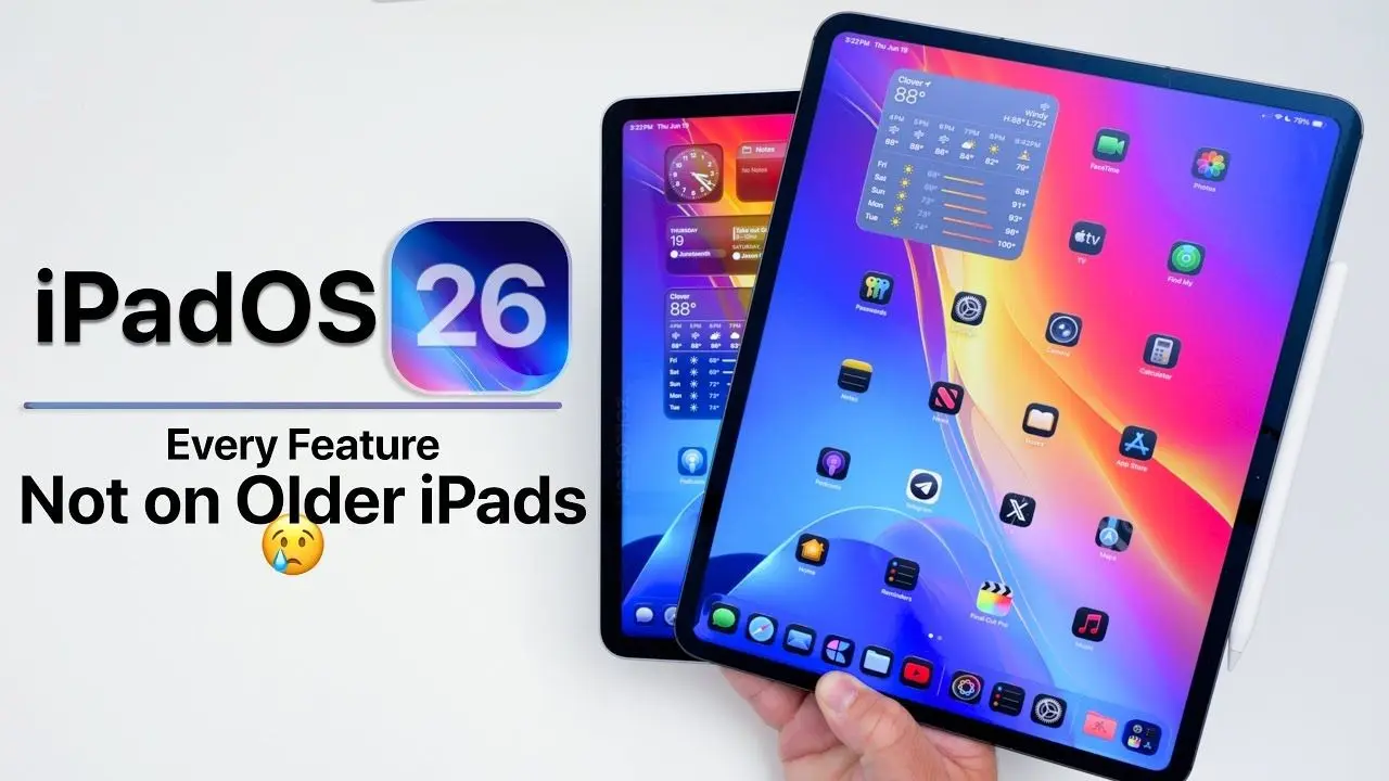 iPadOS 26 - 并非所有 iPad 都支持的功能 | 作者： zollotech_哔哩哔哩_bilibili