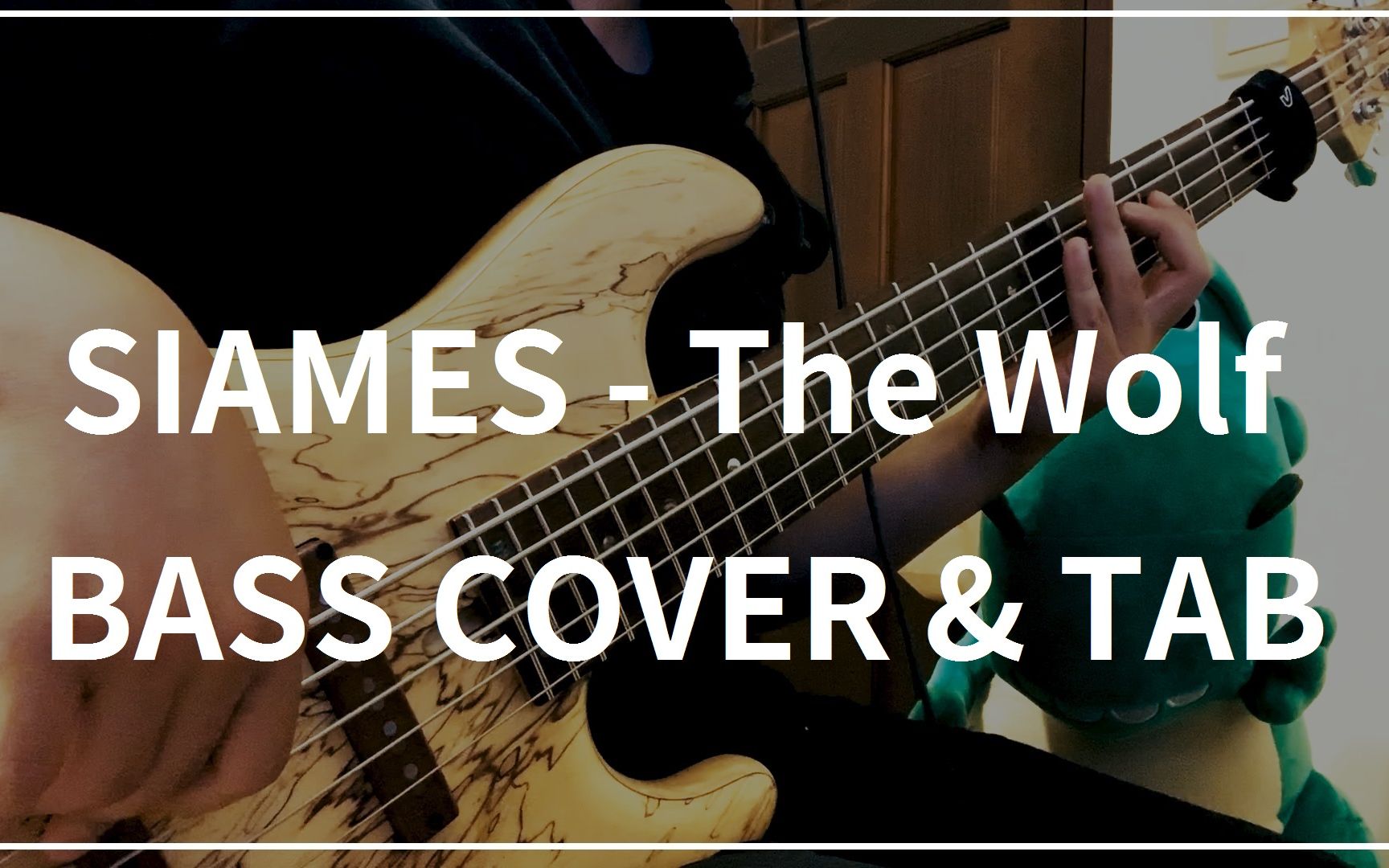 SIAMES - The Wolf (Bass cover & Tab)_哔哩哔哩_bilibili