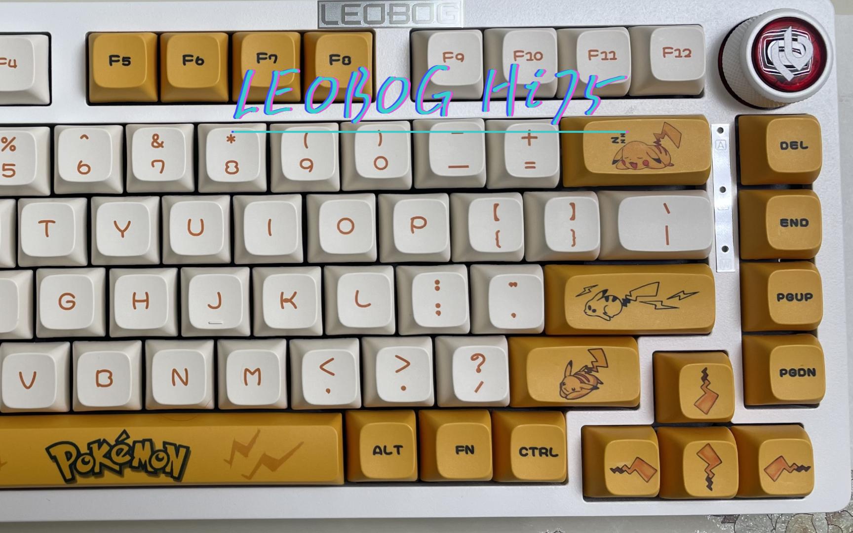 刚到货的Leobog套件Hi75纯开箱，大家用的什么轴？