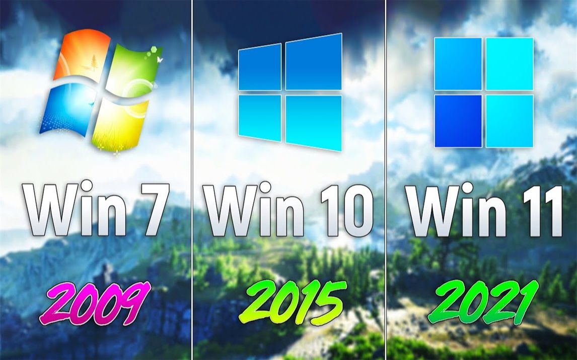 Win7 vs Win10 vs Win11 游戏帧数对比（1080P分辨率测试） RTX 3080 + i9-9900K 1080P 60帧 ...