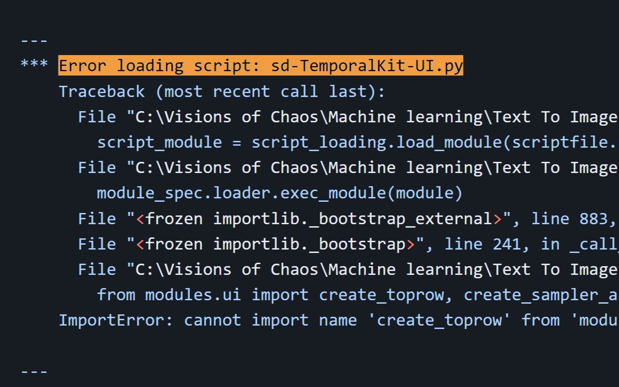 解决Temporal-Kit在SD1.6不显示 - 视频下载 Video Downloader