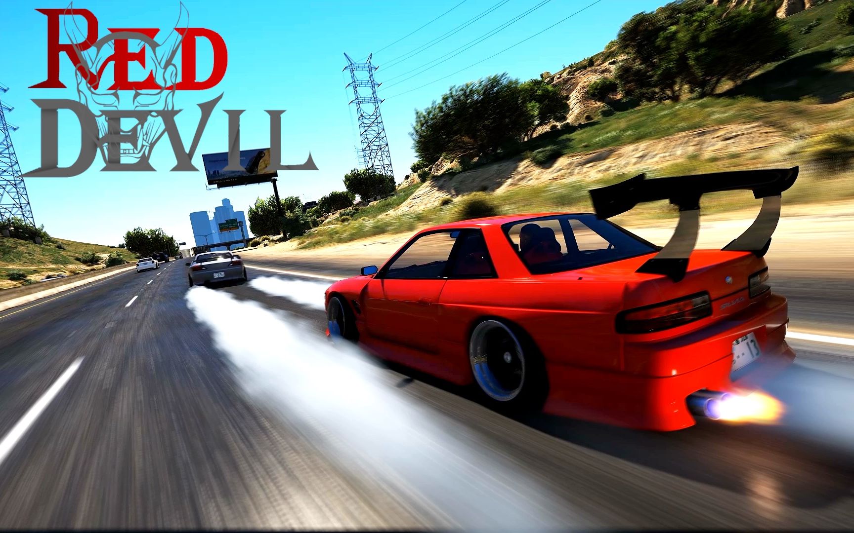 GTA5 - FiveM Red Devil 漂移短片_哔哩哔哩_bilibili
