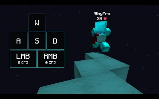 【AlbyPro】在hypixel里随便斜神桥？！（按键显示+助眠）_哔哩哔哩_bilibili