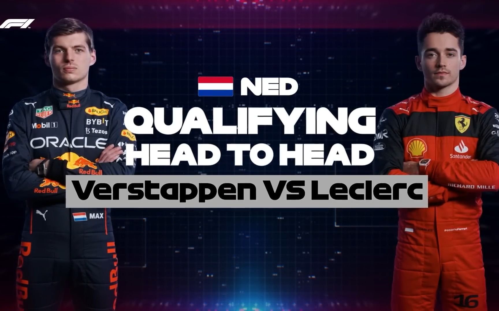 Max Verstappen vs Charles Leclerc 排位最速圈对比 | 2022 F1 荷兰大奖赛_哔哩哔哩_bilibili