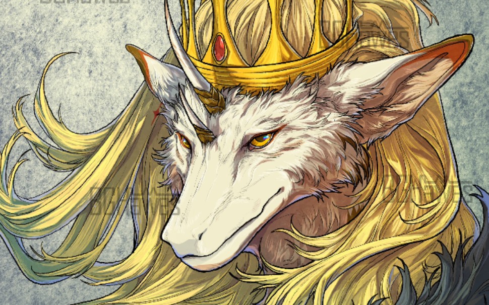 【BGH】大皇冠与飘逸长发！没有用飘柔 龙/福瑞/幻想生物/大头_哔哩哔哩_bilibili