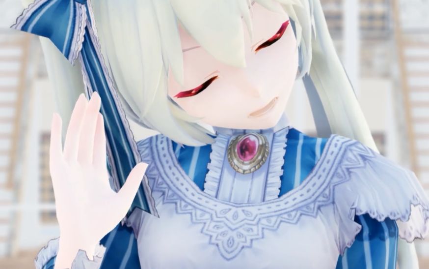 【MMD VOCALOID】DEEP BLUE SONG【Miku】【1080P】_哔哩哔哩_bilibili