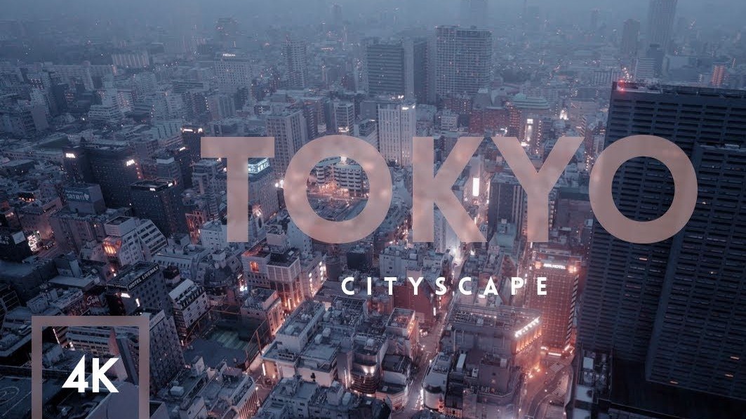 Tokyo Cityscape, Open Window Shinjuku City Soundscape, 4K-TAKERA-TAKERA ...