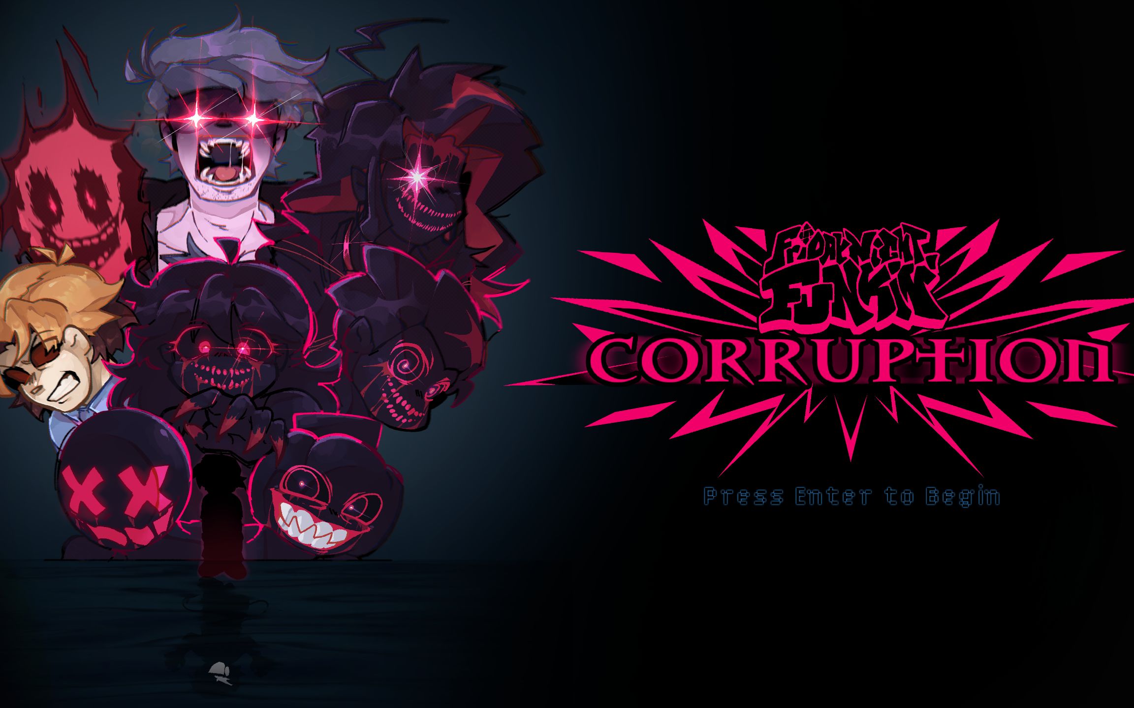 【腐化官方更新】对战腐化Senpai！！！【萌福/FNF】Friday Night Funkin': Corruption - V.S ...