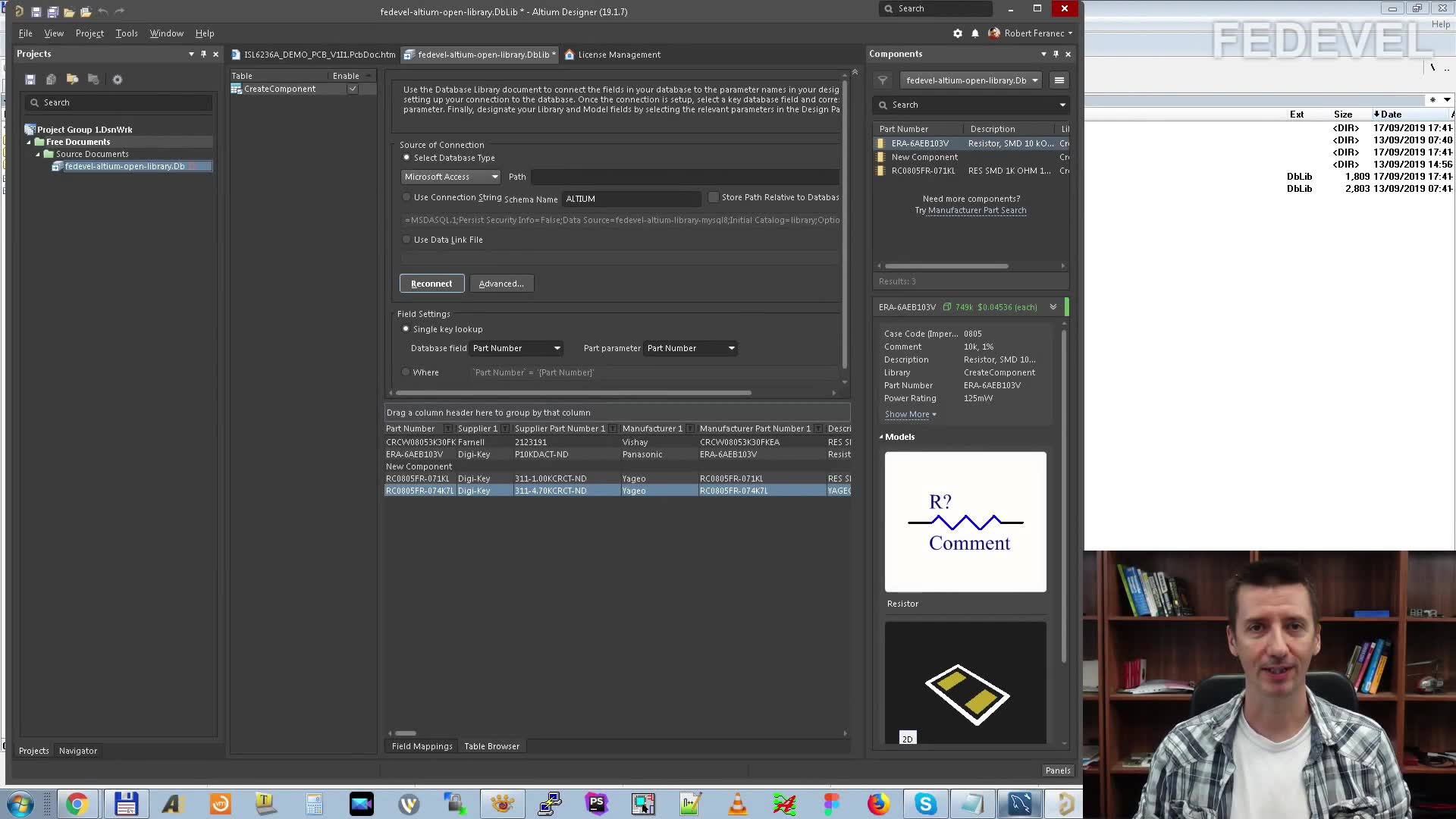 How to create & setup Altium Database Library - Step by Step_哔哩哔哩_bilibili