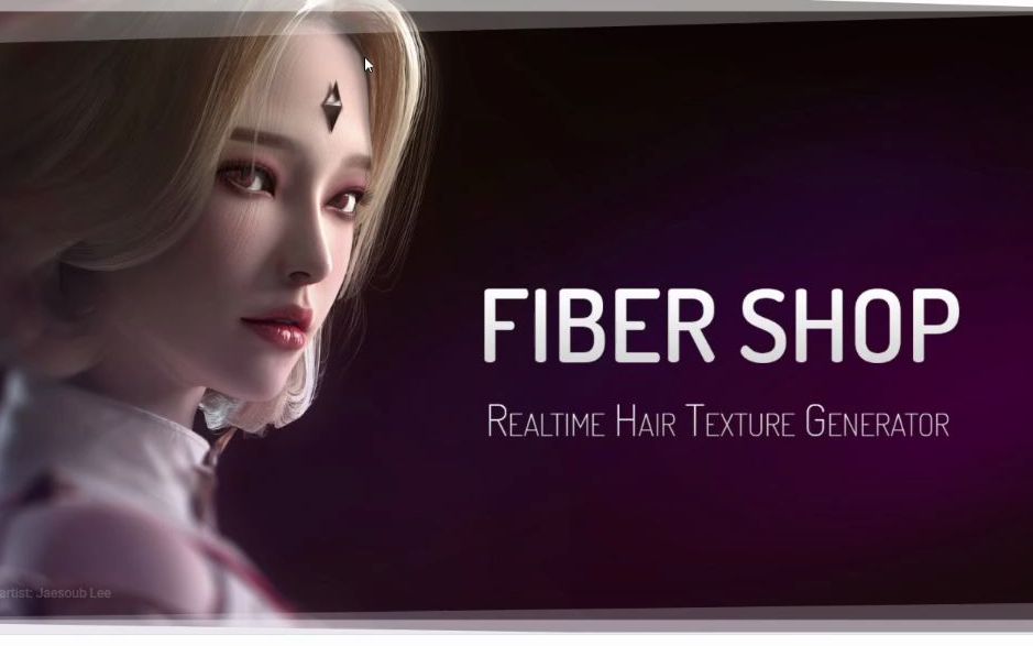 毛发贴图 软件分享(FiberShop)_哔哩哔哩_bilibili