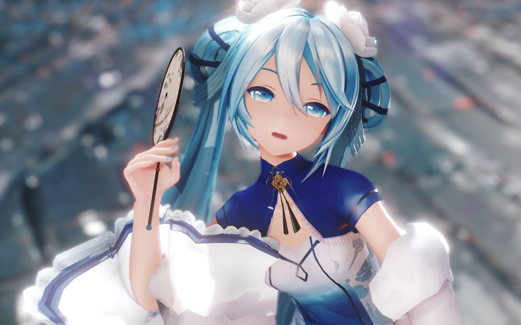 【YYB式初音ミク/茉莉花旗袍】芒种_哔哩哔哩_bilibili